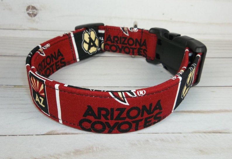 Arizona Coyotes Dog Collar Custom Made by Terri's Dog - Etsy
