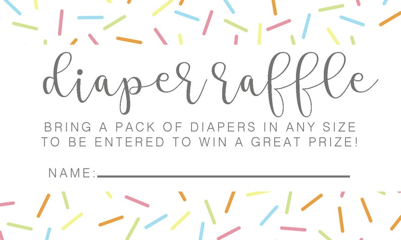 Sprinkles Themed Baby Sprinkle Invitation & Party Pack | Baby Shower ...