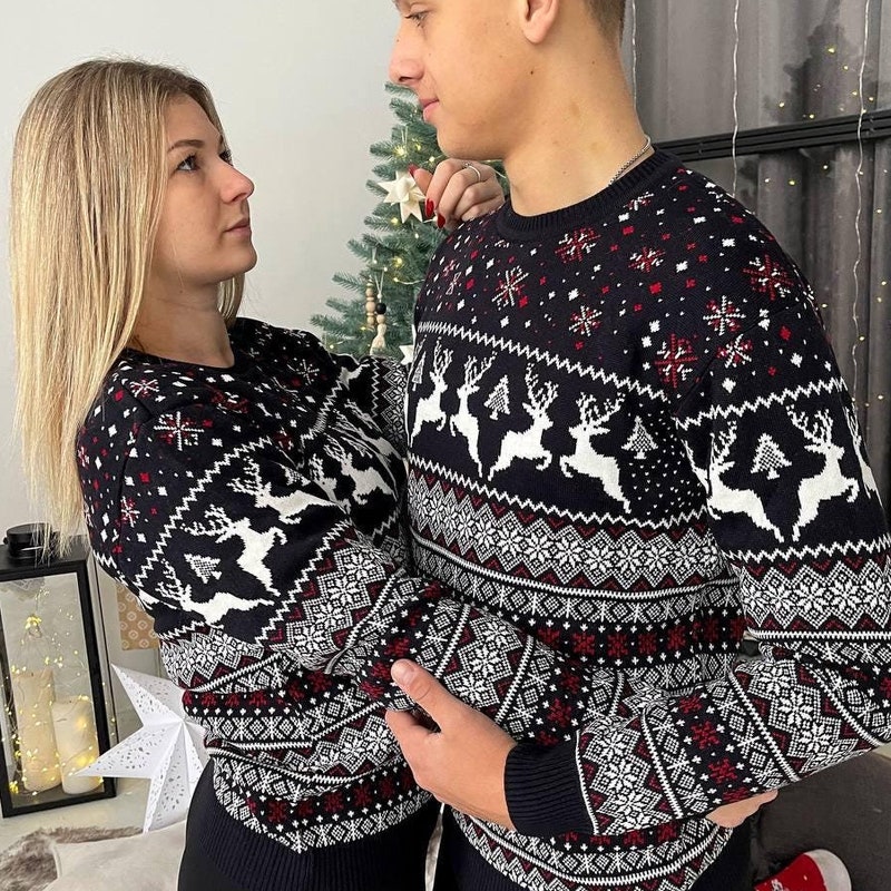 Couples Christmas Sweaters - Etsy