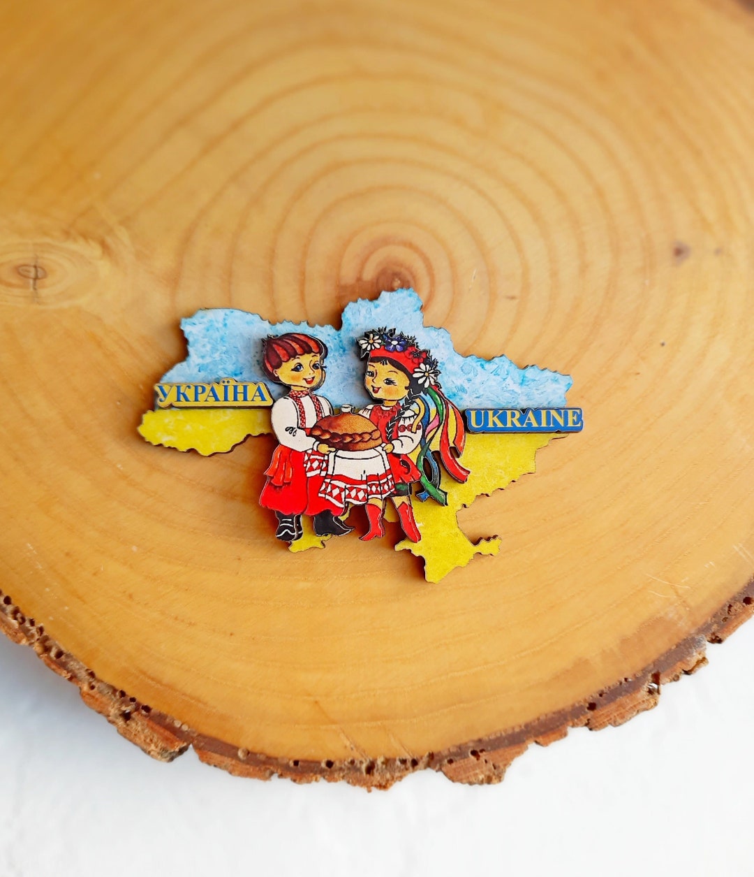 Ukraine Souvenir, Ukrainian Gift, Ukrainian Kitchen Fridge Magnet ...