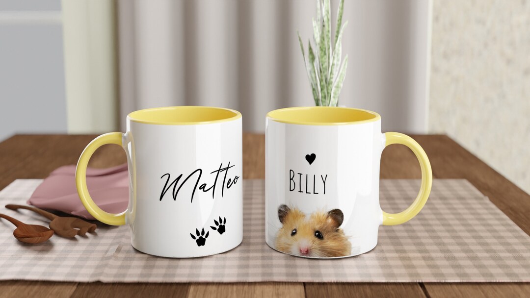 Personalized HAMSTER MUG With YOUR Pet, Your Hamster Dwarf Hamster Gift ...