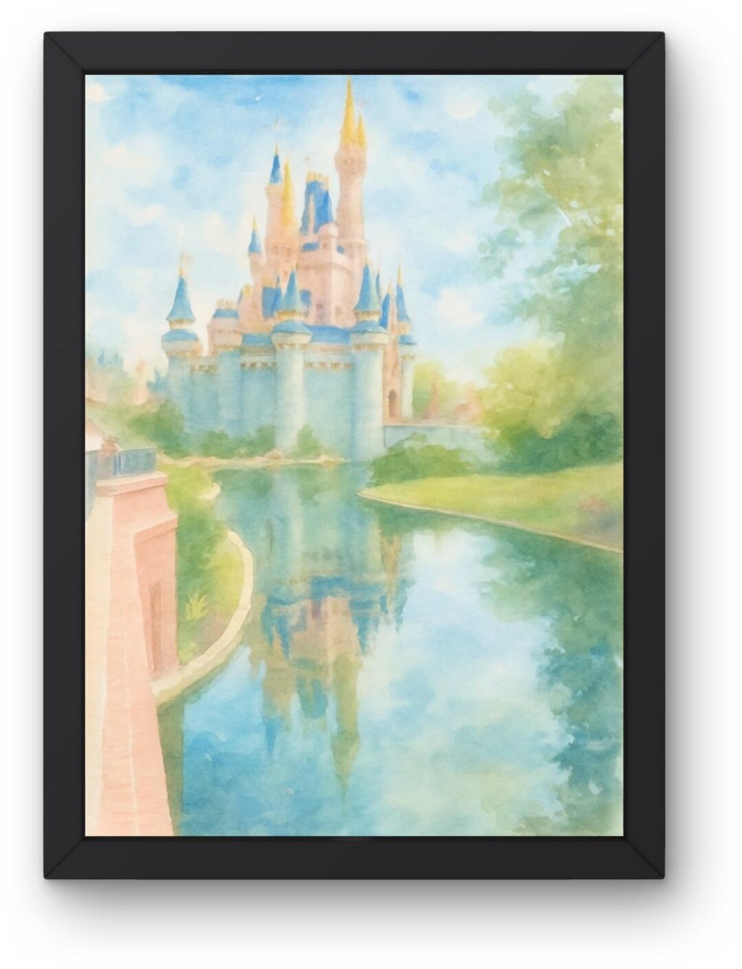 Royal Reflections – Magic Kingdom Wall Art, Disney Decor, Disney World ...