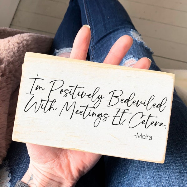 Bedeviled With Meetings - Etsy