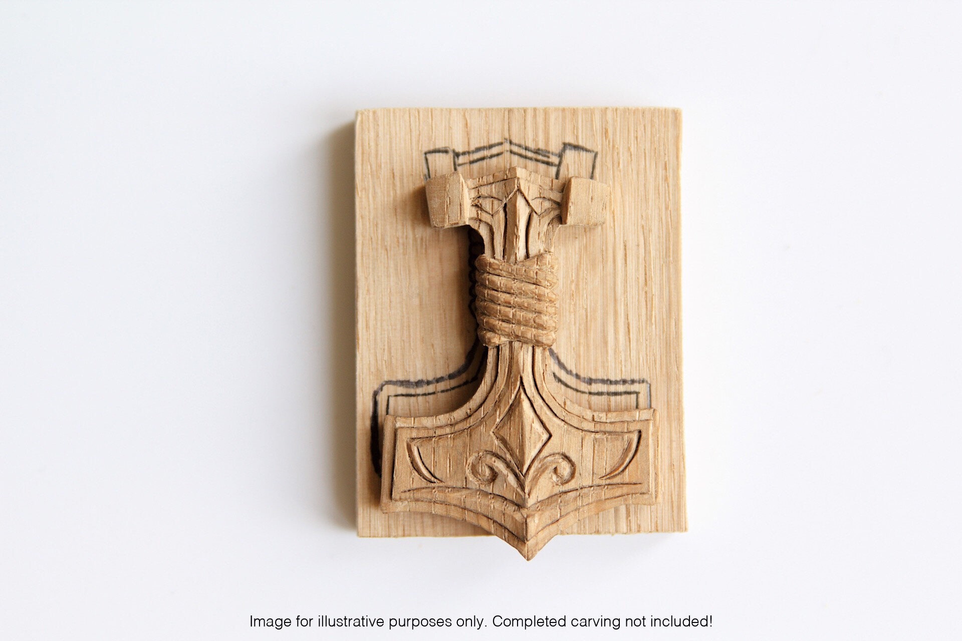 Mjolnir (thor’s Hammer) Pendant Carving Kit - Etsy UK