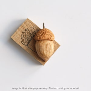 Acorn Pendant Carving Kit | Etsy