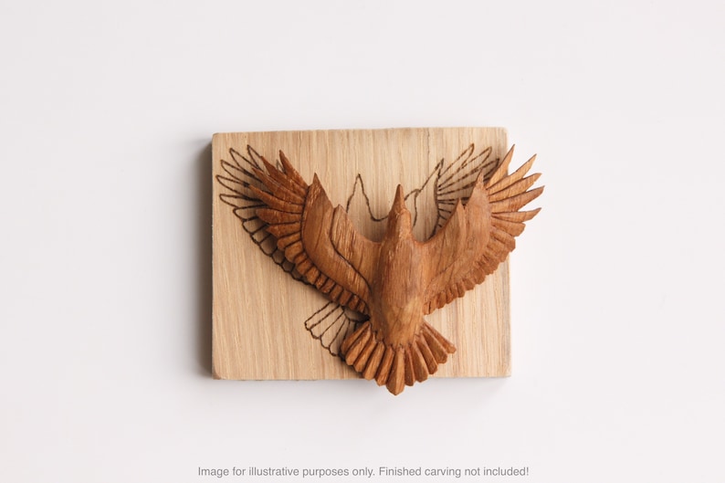 Raven Pendant Carving Kit - Etsy