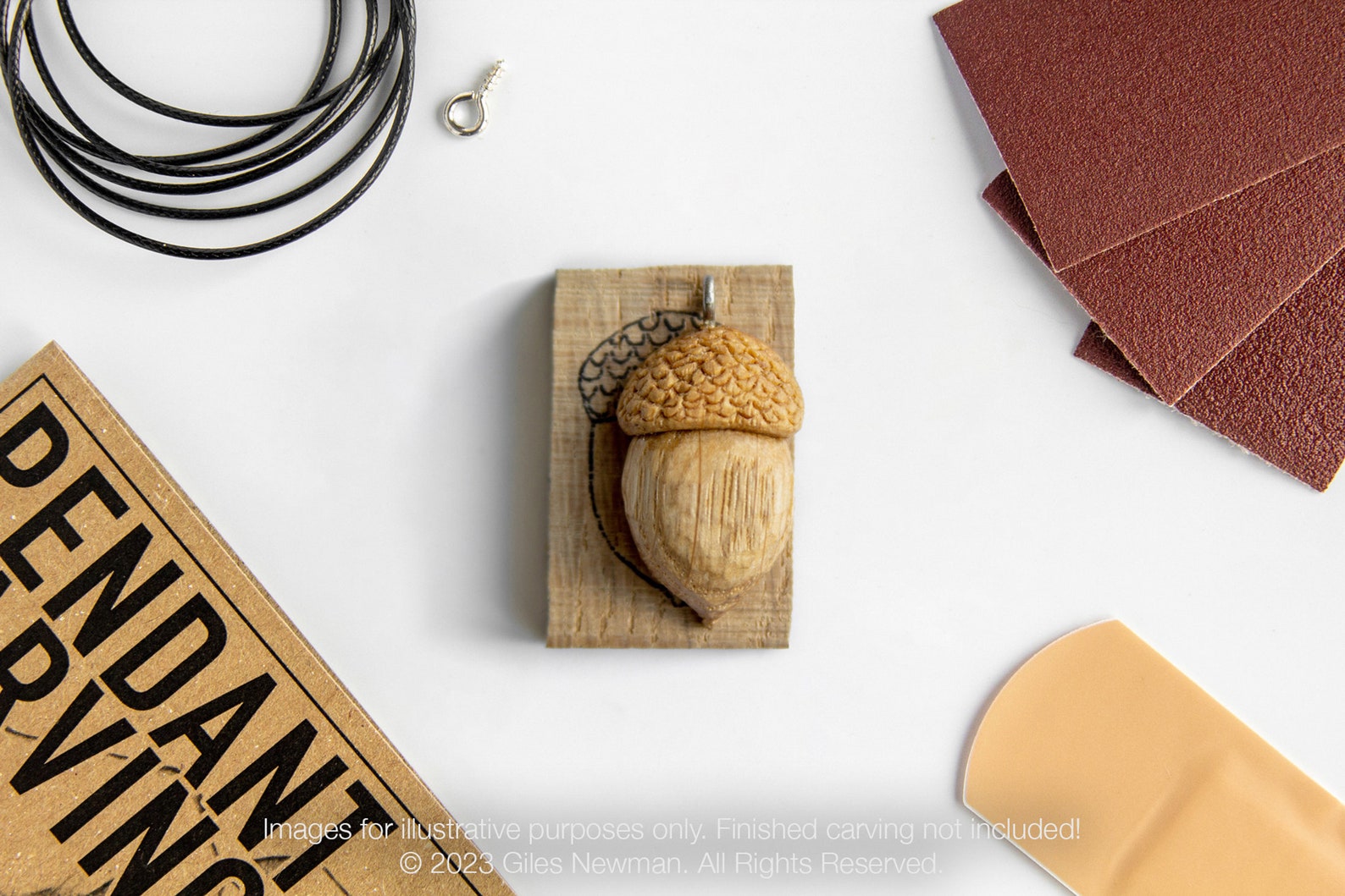 Acorn Pendant Carving Kit - Etsy