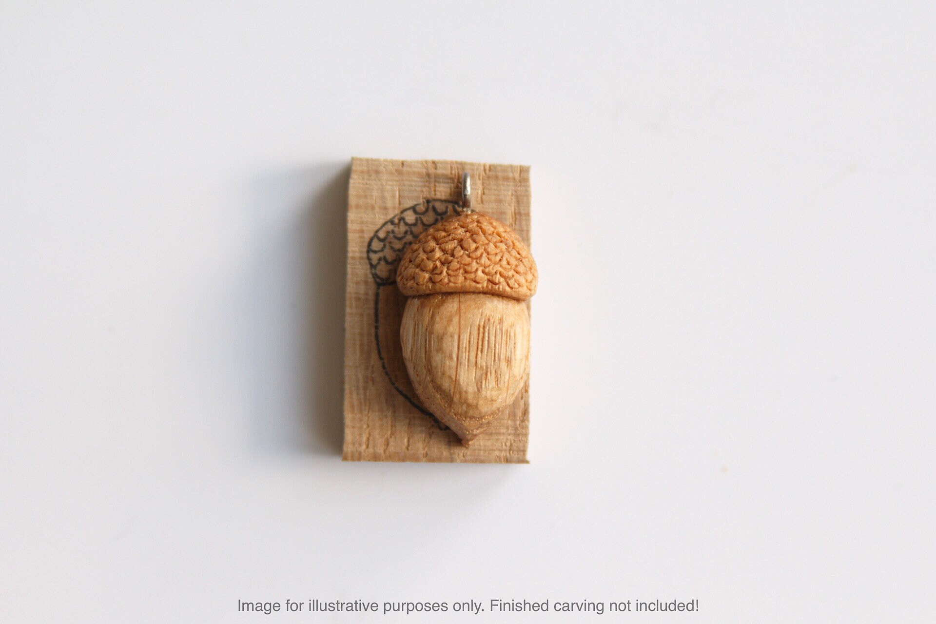 Acorn Pendant Carving Kit - Etsy