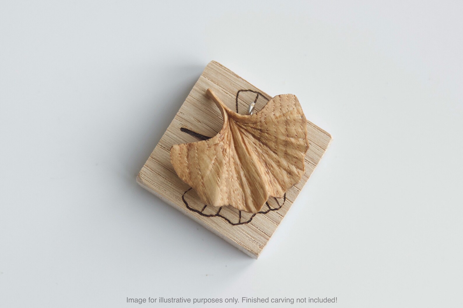 Ginkgo Leaf Pendant Carving Kit - Etsy