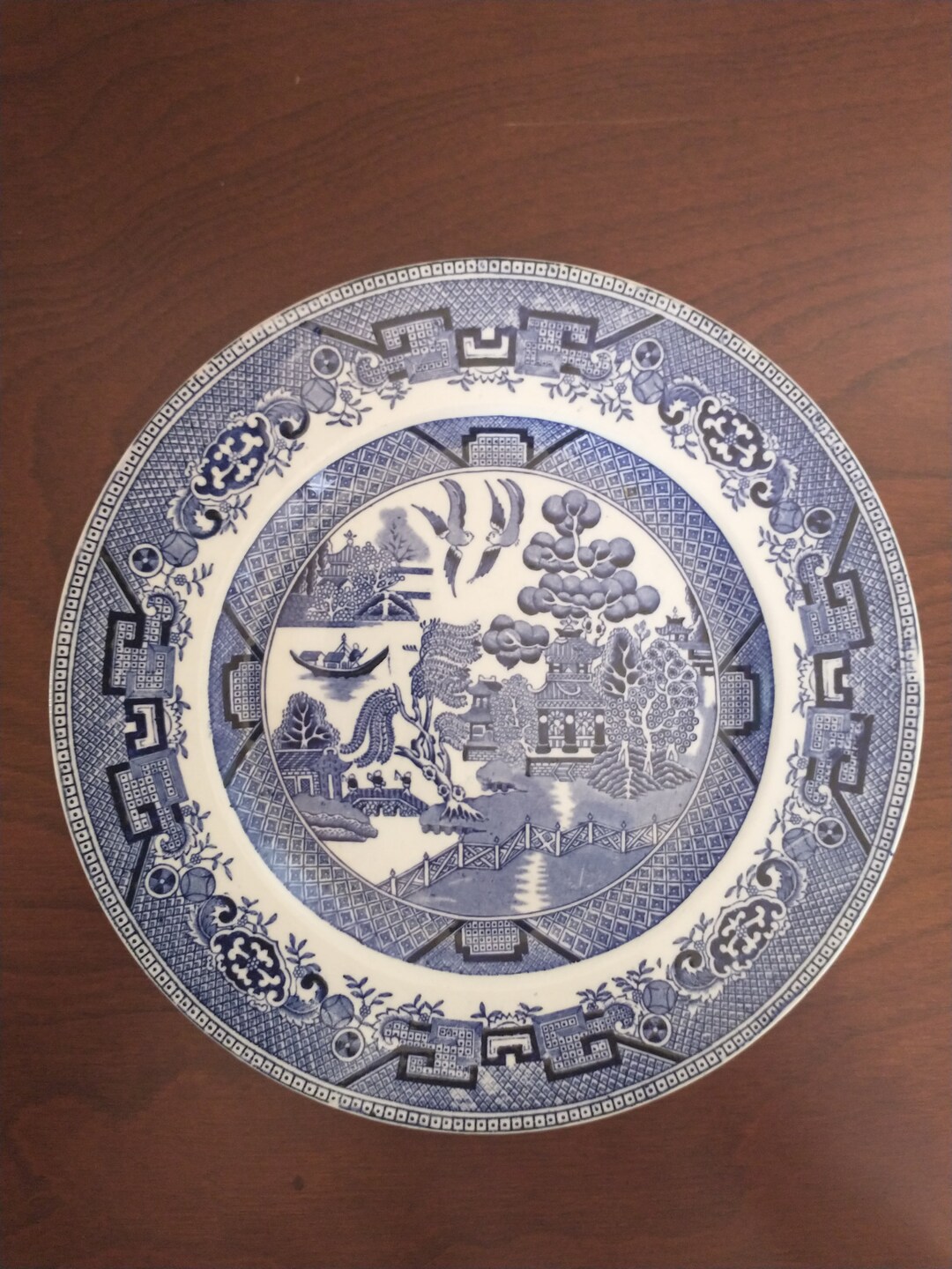 Rare Set of 5 W R Midwinter Willow Plates - Etsy