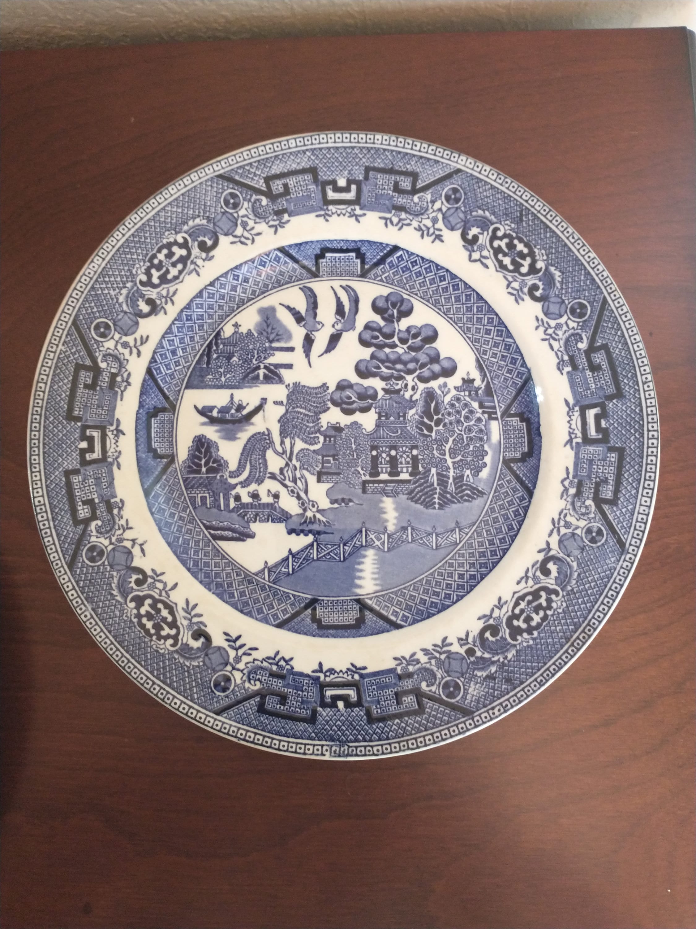 Rare Set of 5 W R Midwinter Willow Plates - Etsy