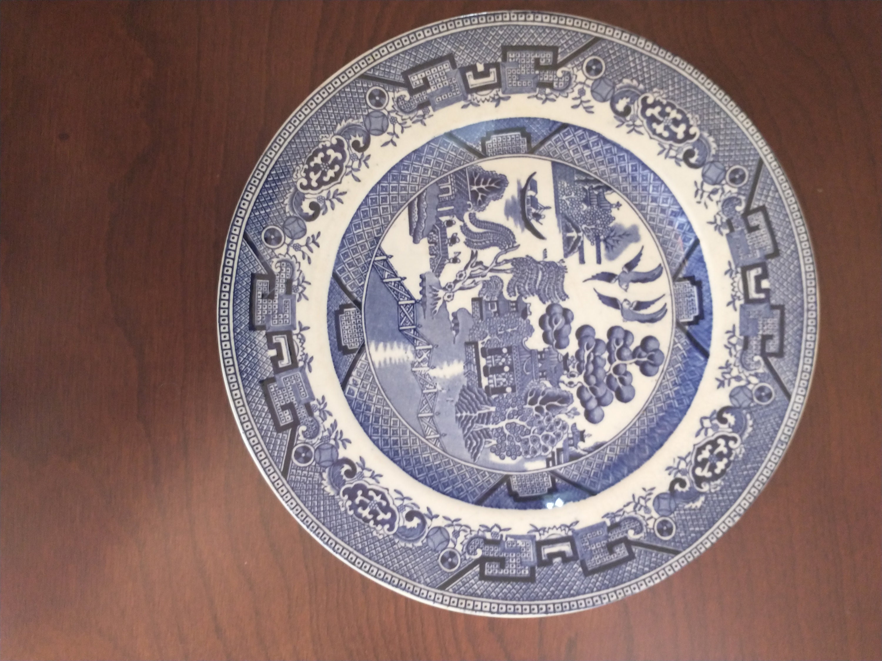 Rare Set of 5 W R Midwinter Willow Plates - Etsy