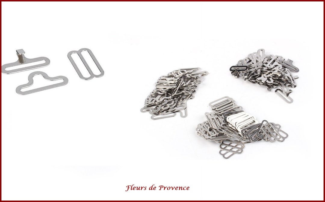 50 Gray Bow Tie Clips / Adjustable Silver Metal Clip / Bow Tie Clasp ...