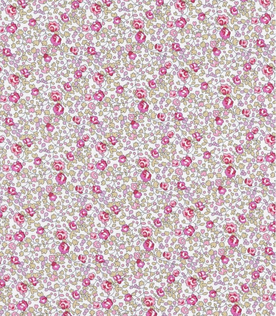 Pair of Liberty Eloïse Pink Fabric Laces - Etsy