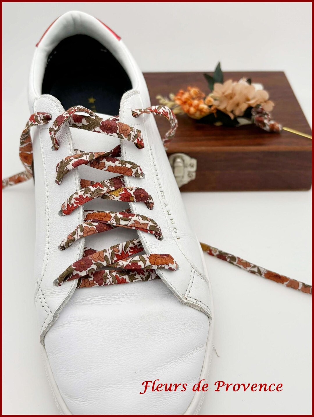 Pair of Liberty Poppy Forest D Fabric Laces - Hazelnut - Etsy