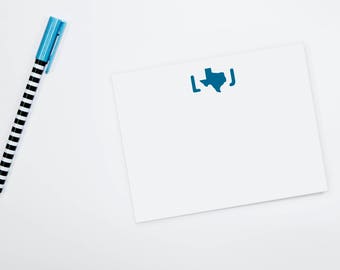 Texas Longhorn Note Cards State Flag Lone Star State Custom - Etsy