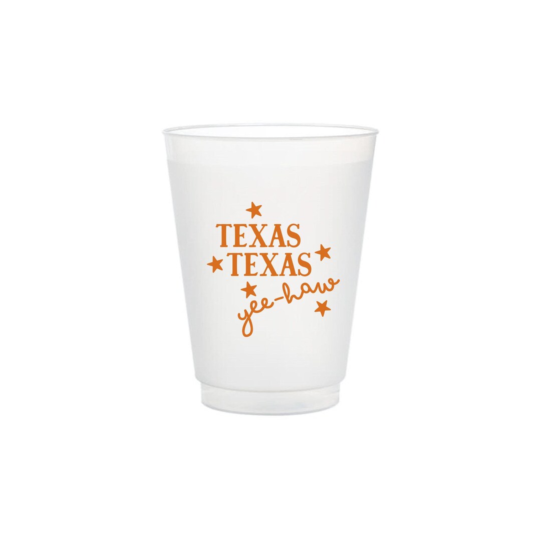 Texas Texas Yee-haw Cups - Set of 8 - Etsy