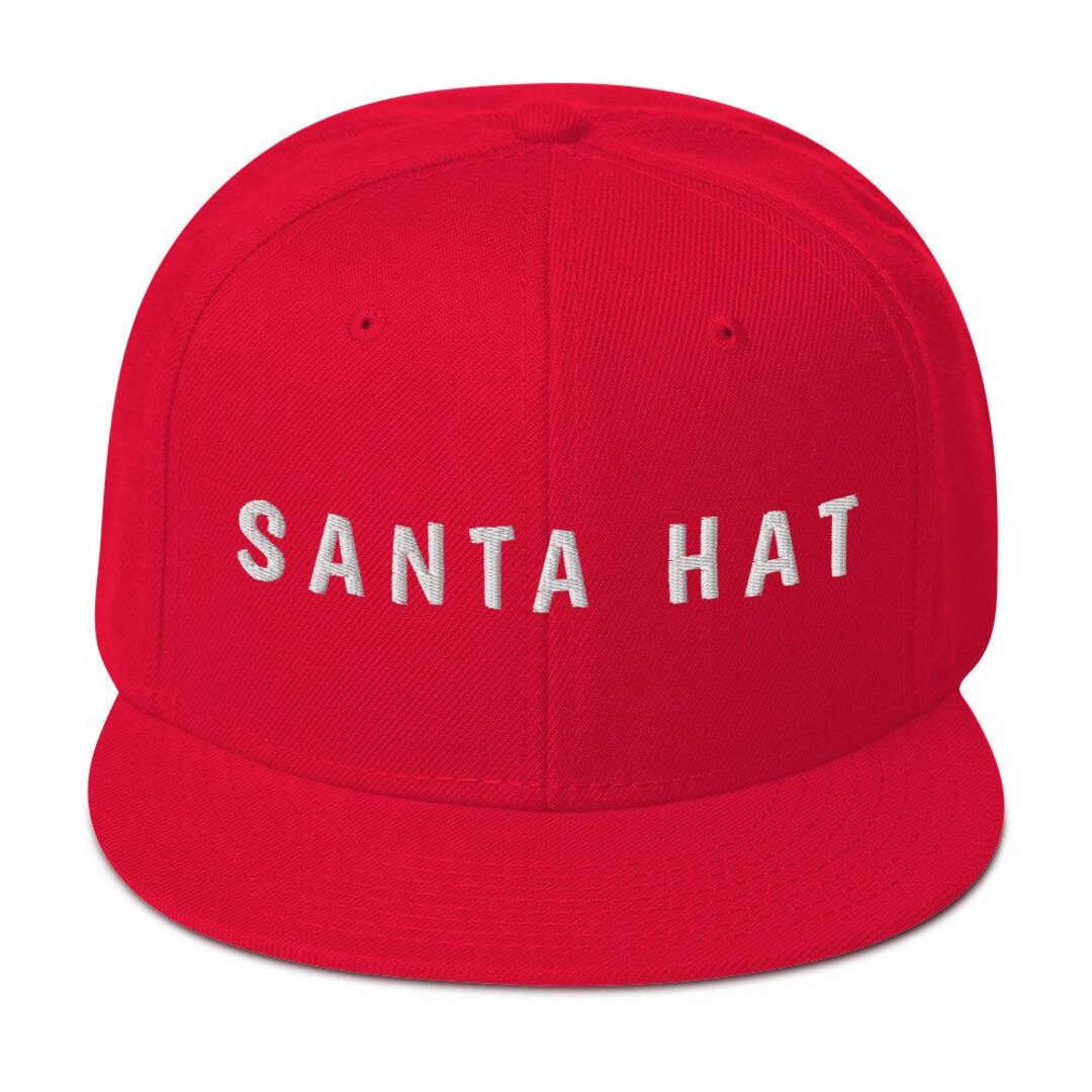 Santa Hat Flat Bill - Etsy