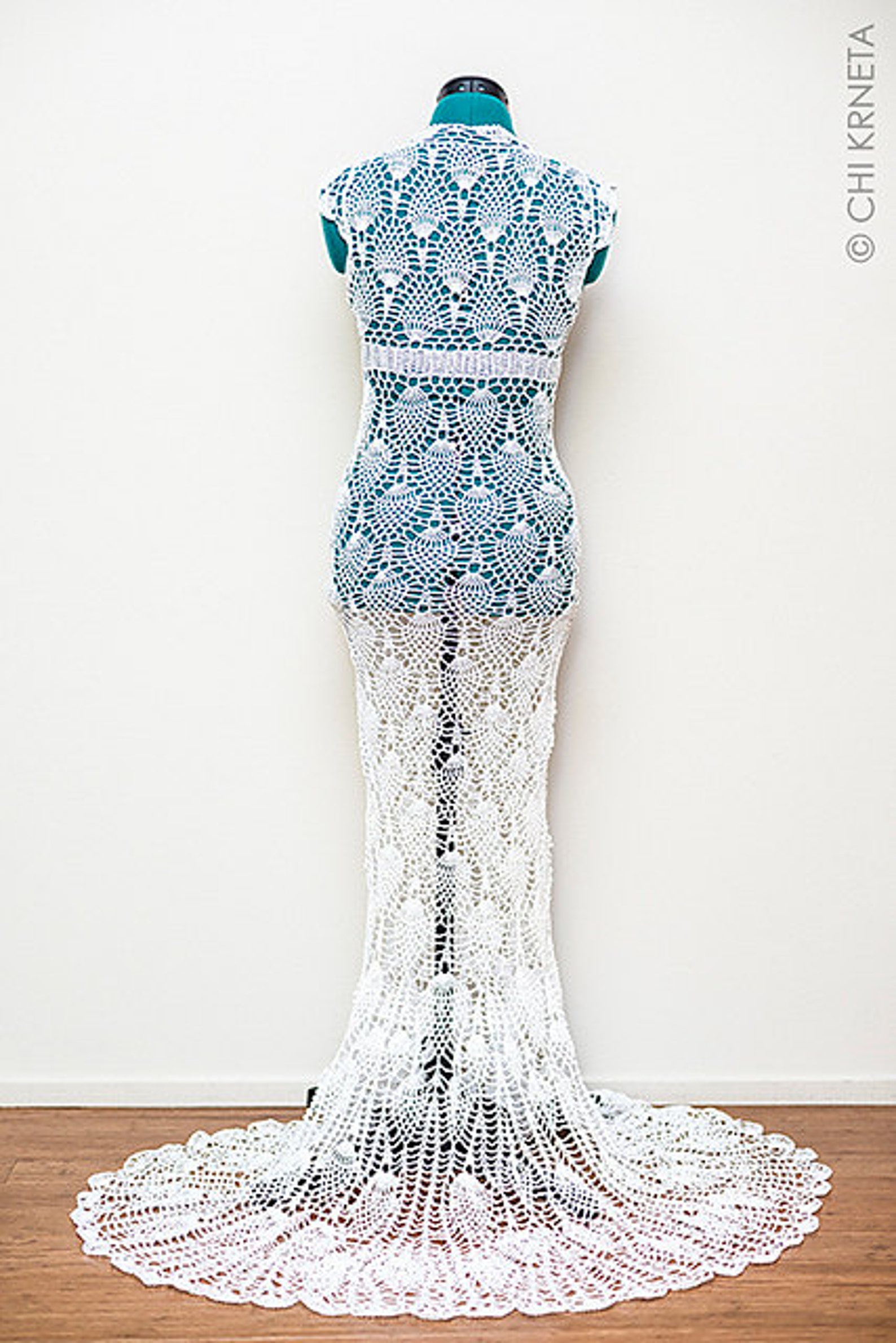 Crochet Wedding Dress Train Pattern - Etsy UK