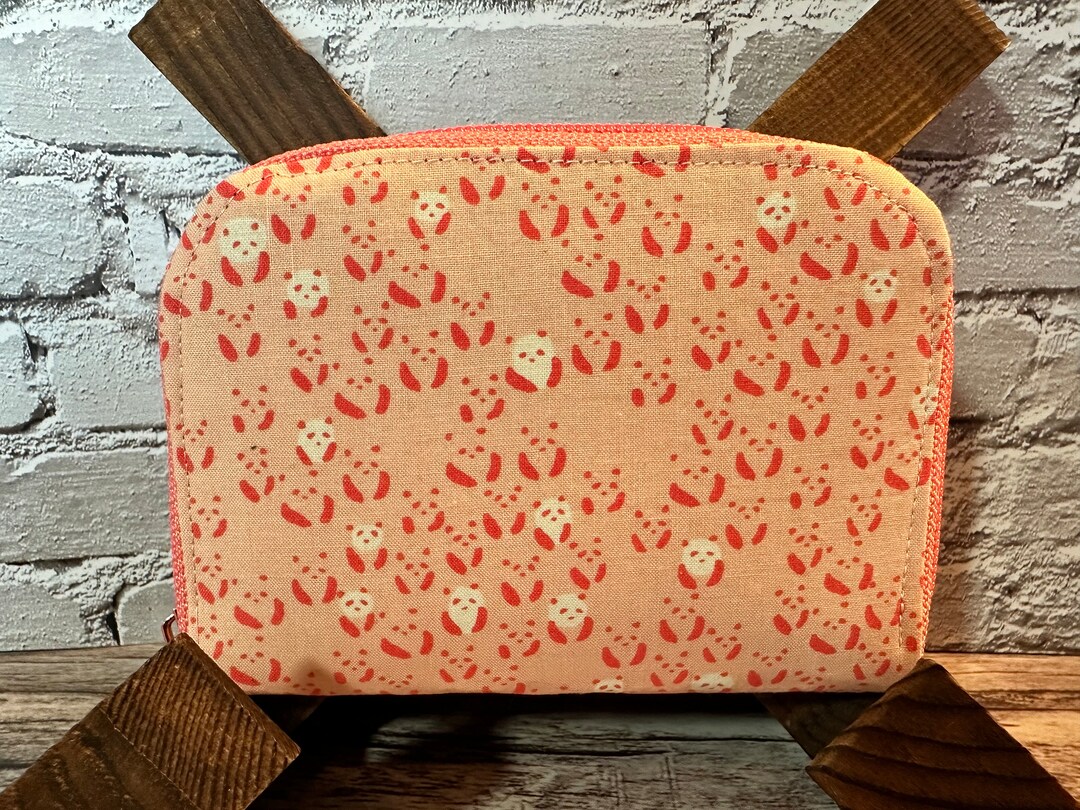 Pink and Red Panda Wallet - Etsy