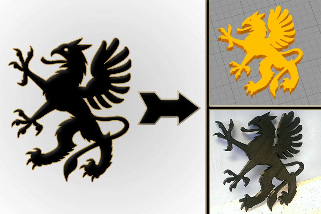 Custom 3D Printed Design: Personalized Logo, Graphic Model (6'') - Etsy