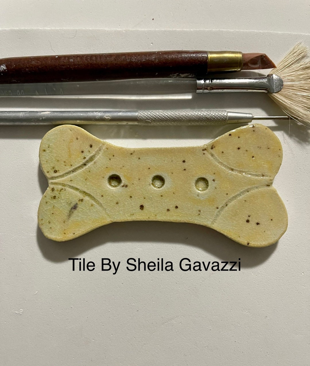 Dog Bone Tile for Wall or Floor Install - Etsy