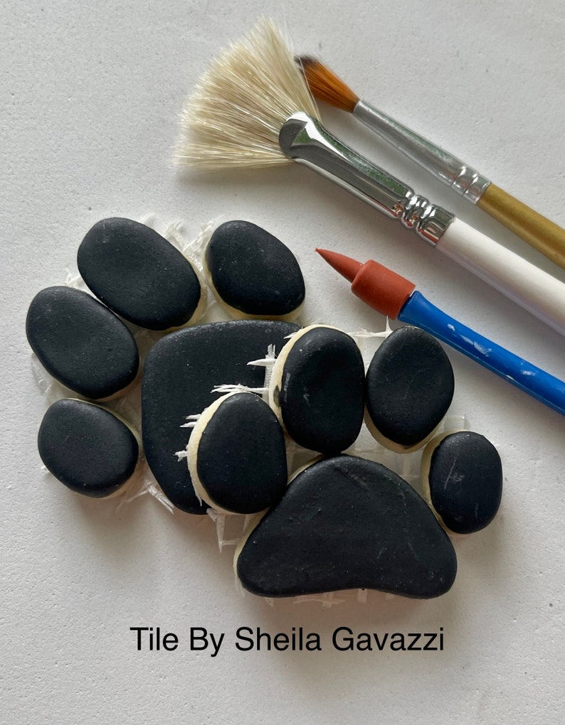 2 Inch Dog/cat Paws Tile Floors or Wall Install - Etsy