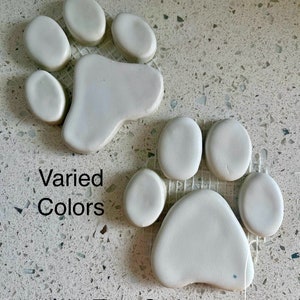 4 Inch Dog Paw Tiles on Mesh - Etsy
