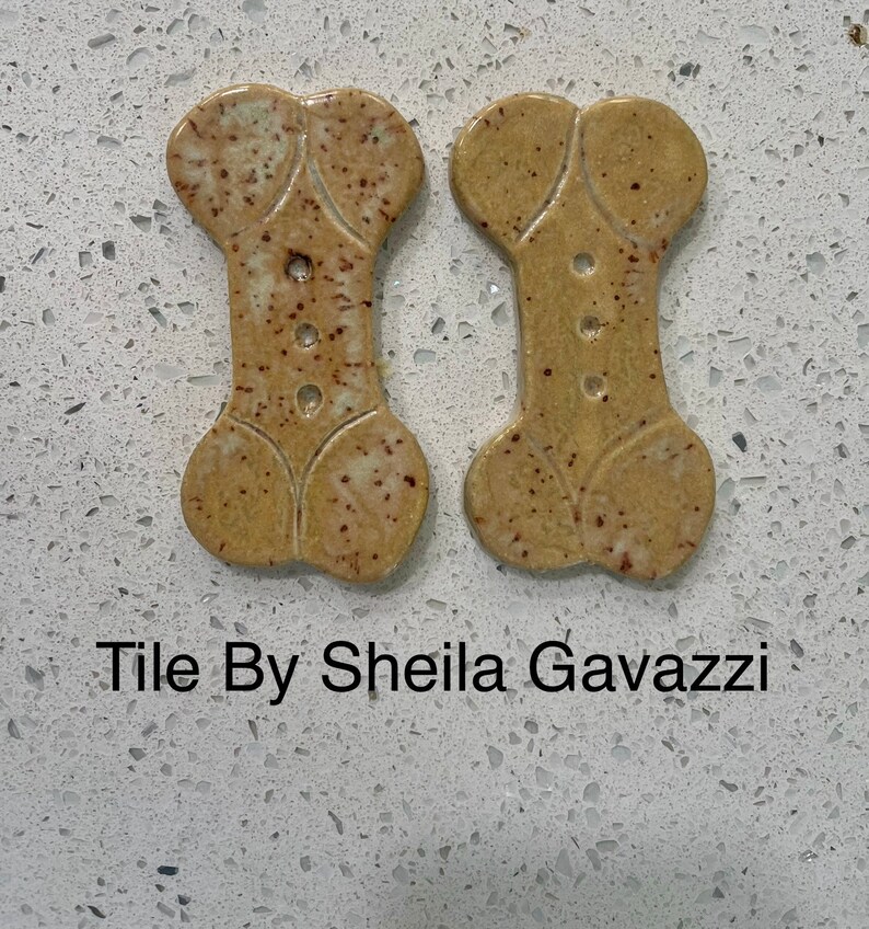 Dog Bone Tile for Wall or Floor Install 4 Inch - Etsy