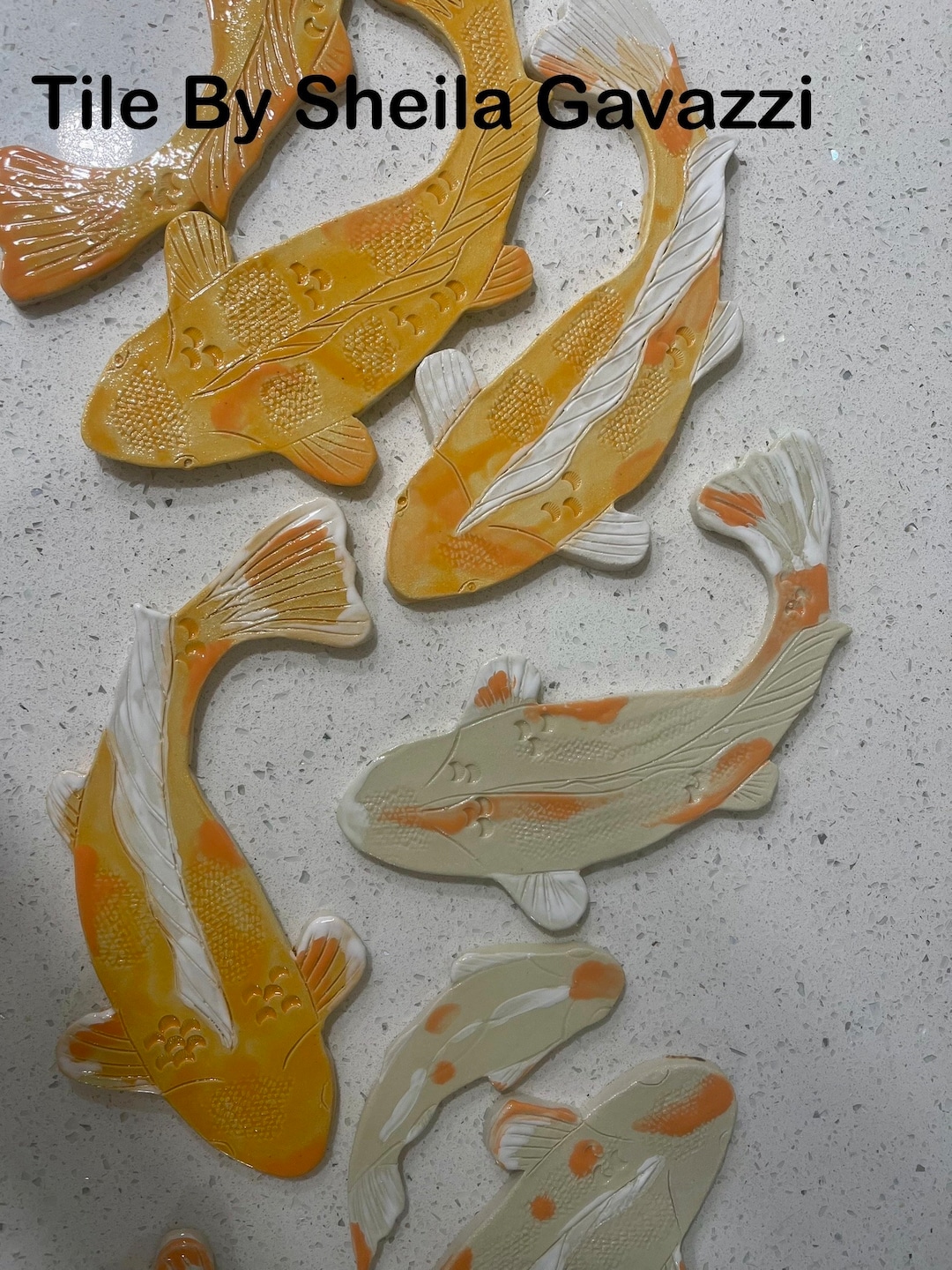 Koi Tile - Etsy