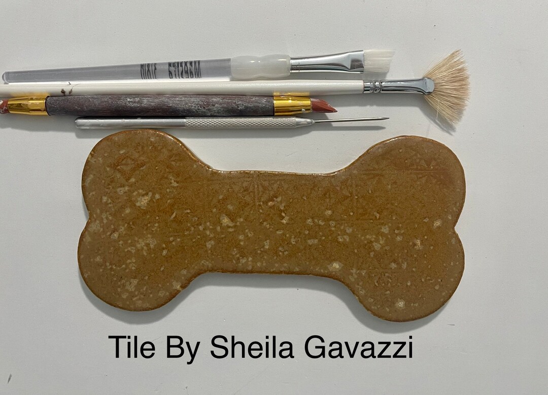 Dog Bone Tile for Wall or Floor Install 7.5 Inch - Etsy