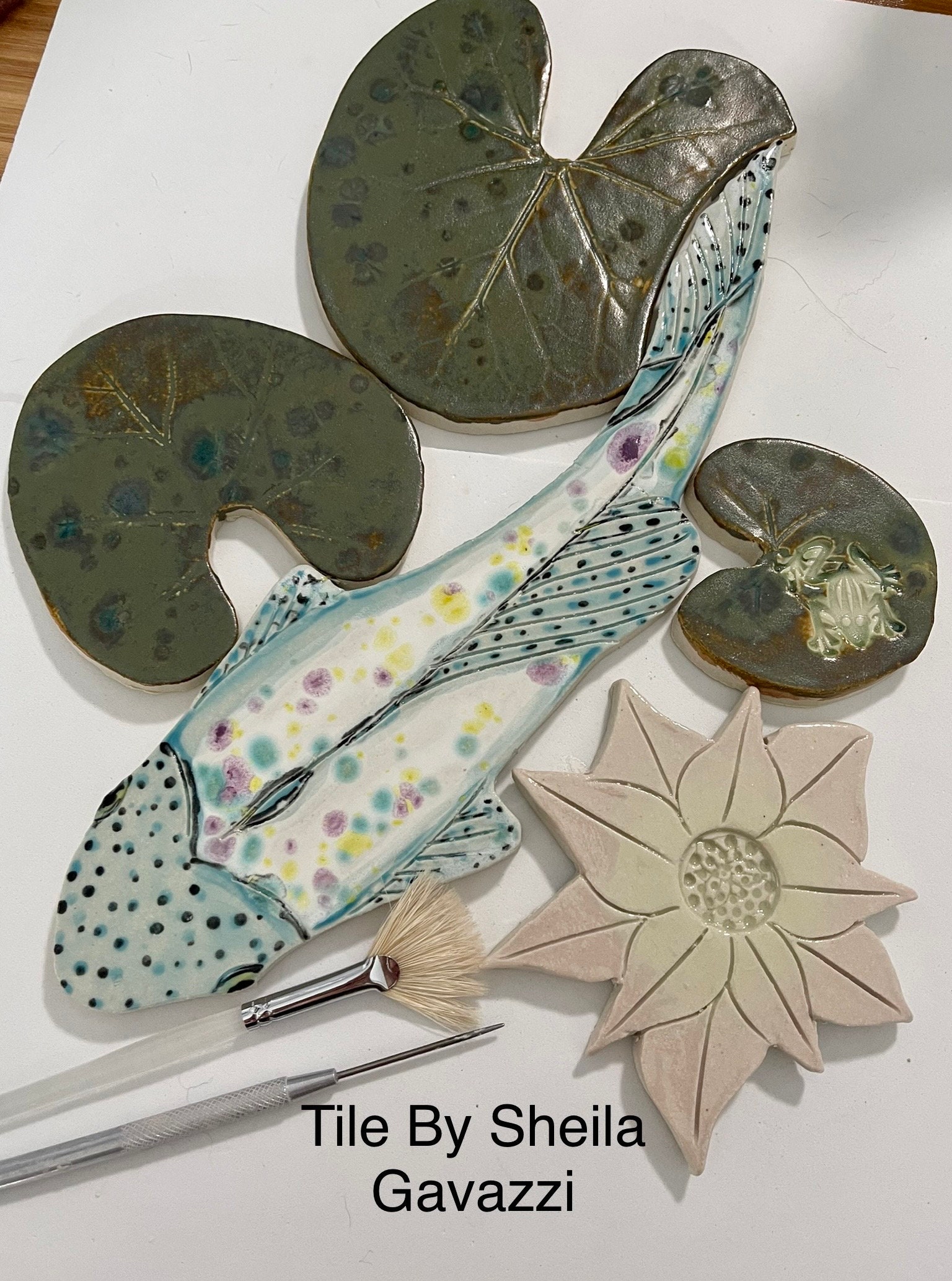 Fish Tile Floor or Wall Install - Etsy