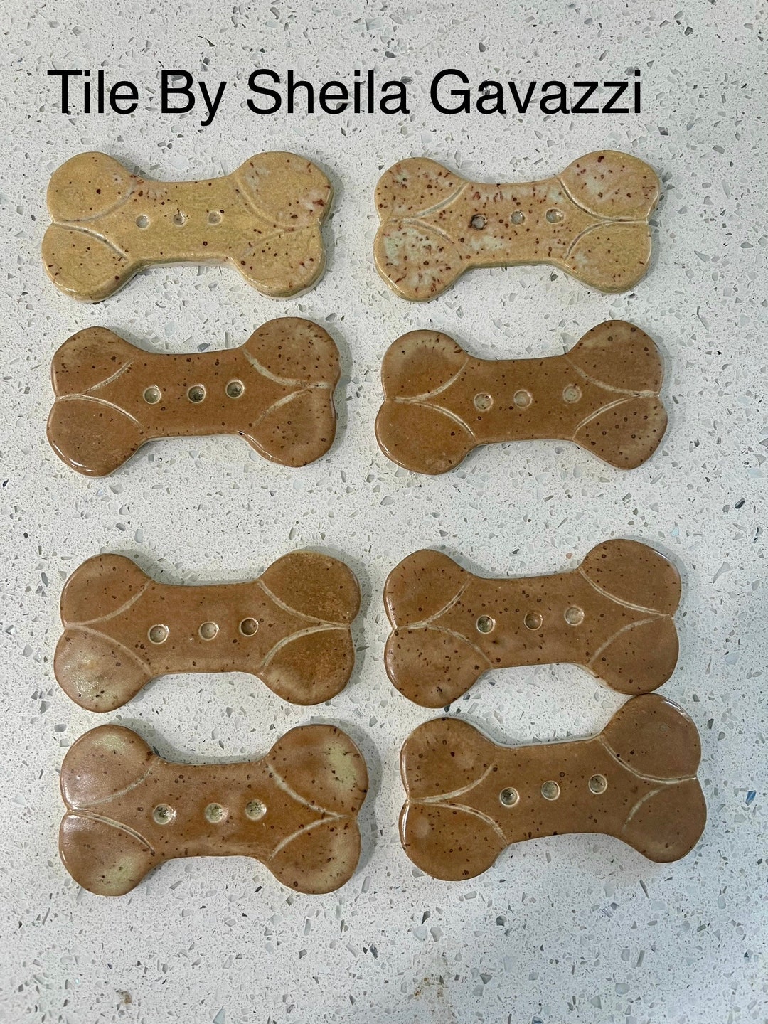 Dog Bone Tile for Wall or Floor Install 4 Inch - Etsy