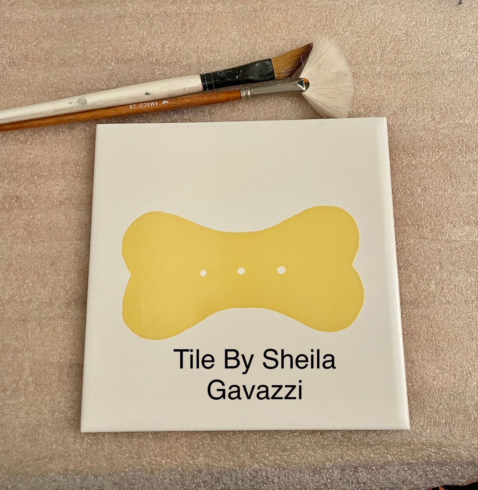 Dog Bone Wall Tile 6 Inch - Etsy