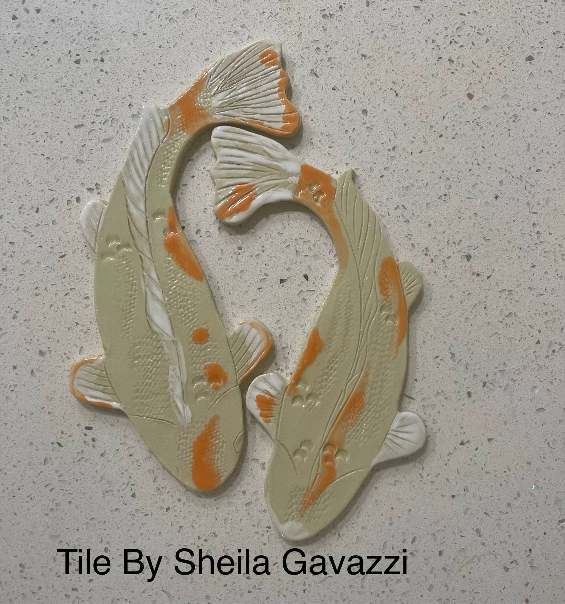 Koi Tile - Etsy