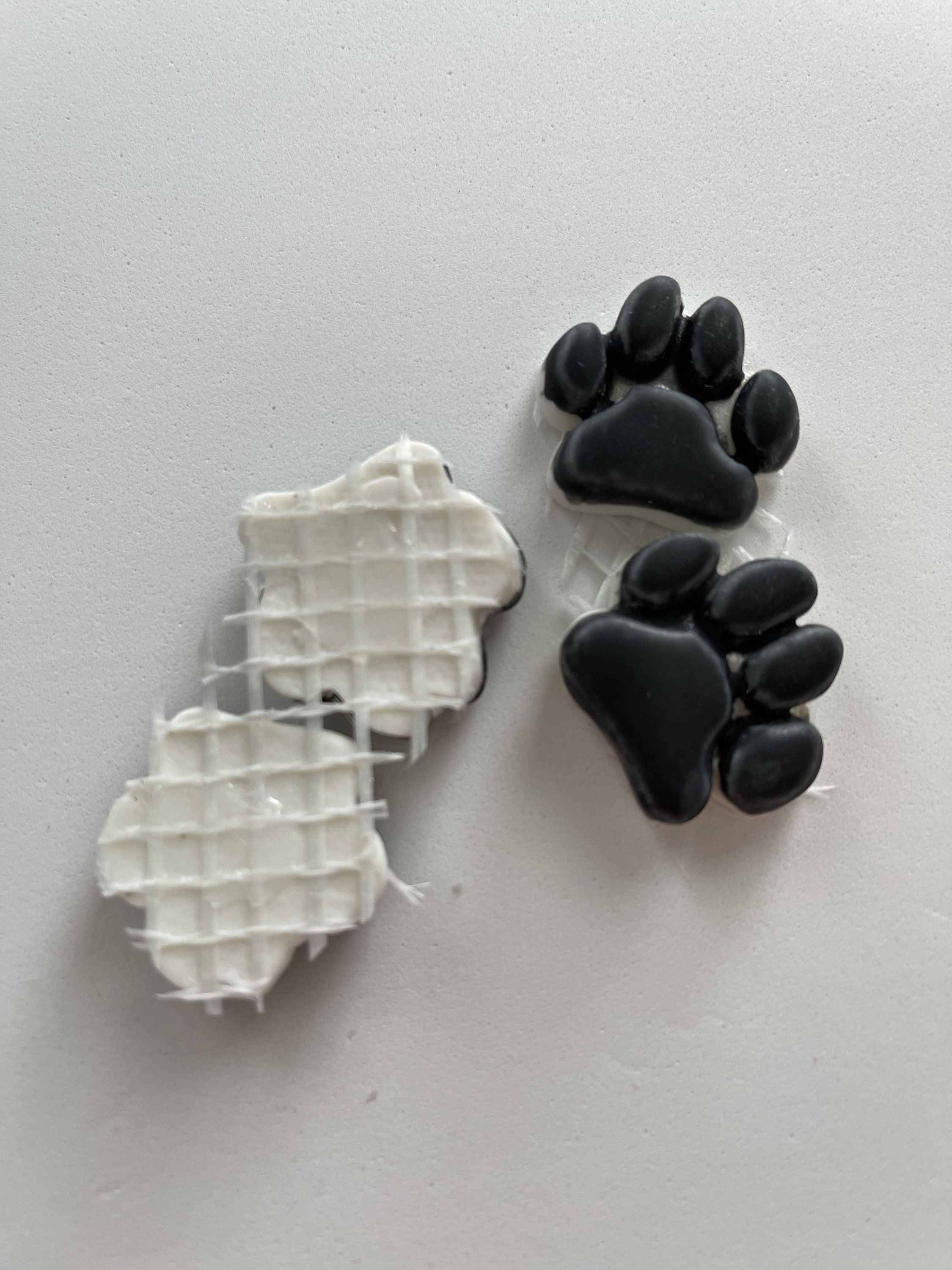 Pair of 1 Dog Paw Tiles - Etsy
