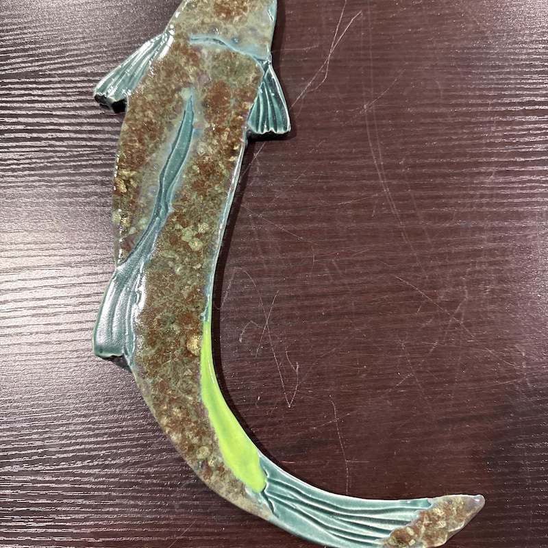 Blue Fish Tiles - Etsy