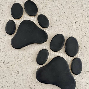 6 Inch Dog Paws Tile - Etsy