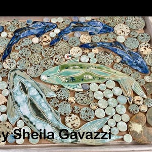 15 Inch Fish Floor Tile - Etsy