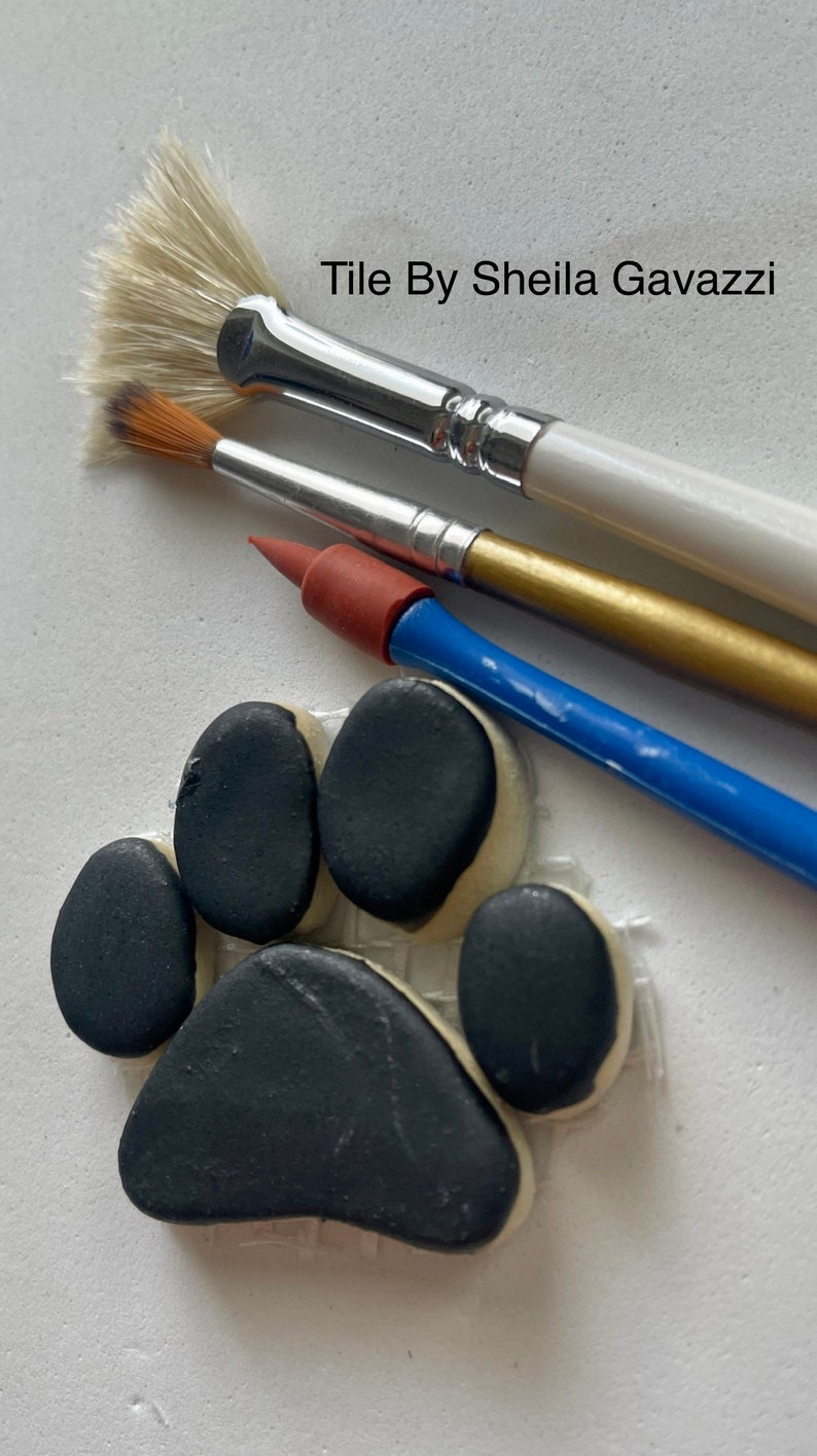 2 Inch Dog/cat Paws Tile Floors or Wall Install - Etsy