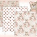 Baby Girl digital paper pack Baby background Cute Baby Bear | Etsy