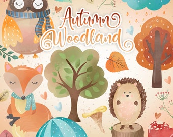 Fall Owl Clipart - Etsy