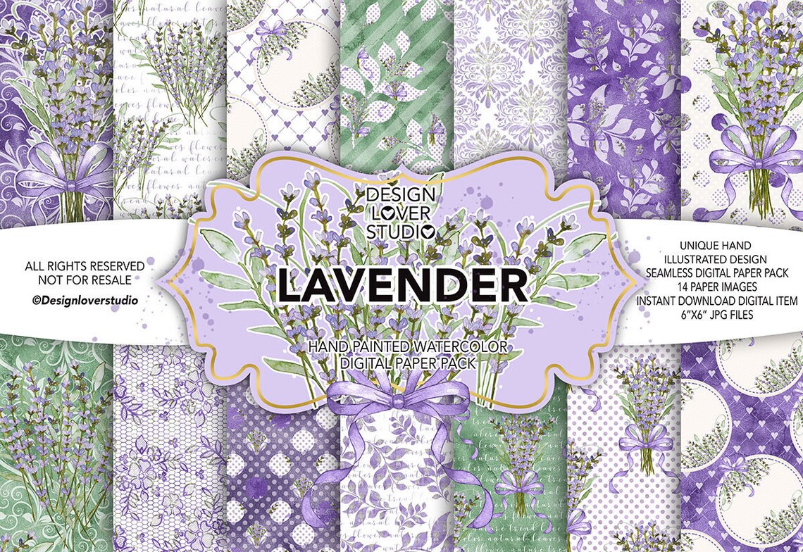 Watercolor Lavender Purple and Green Wedding Hydrangea - Etsy