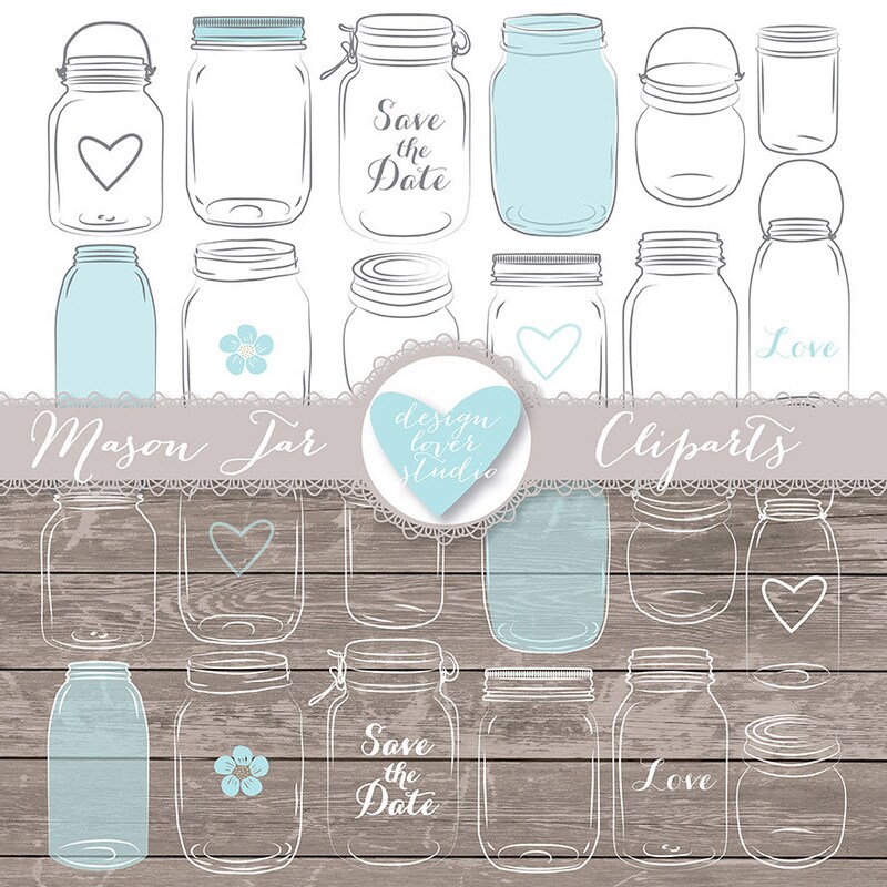 Chalkboard Mason Jar - Etsy