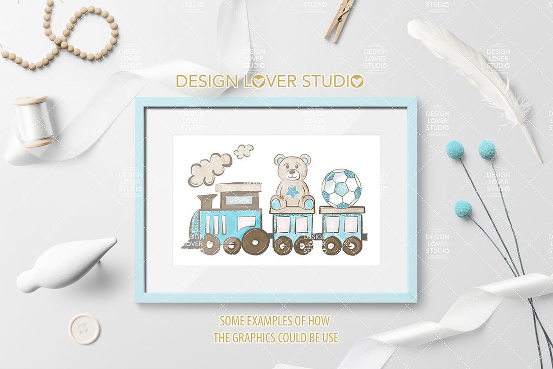 Baby Boy Design Baby Clipart Cute Baby Bear Clip Art | Etsy