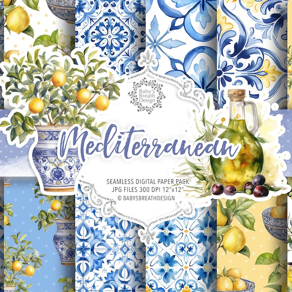 Mediterranean Tile - Etsy