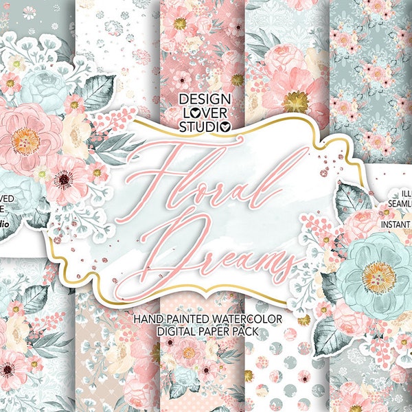 Blush Digital Paper - Etsy