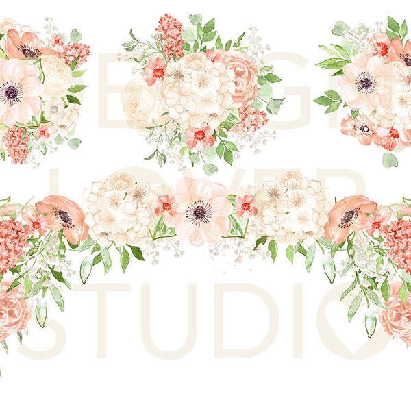 Coral Peach Wedding - Etsy