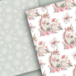 Watercolor Fairy Tale Digital Paper Pack, Fairy Pattern, Swing, Flower ...