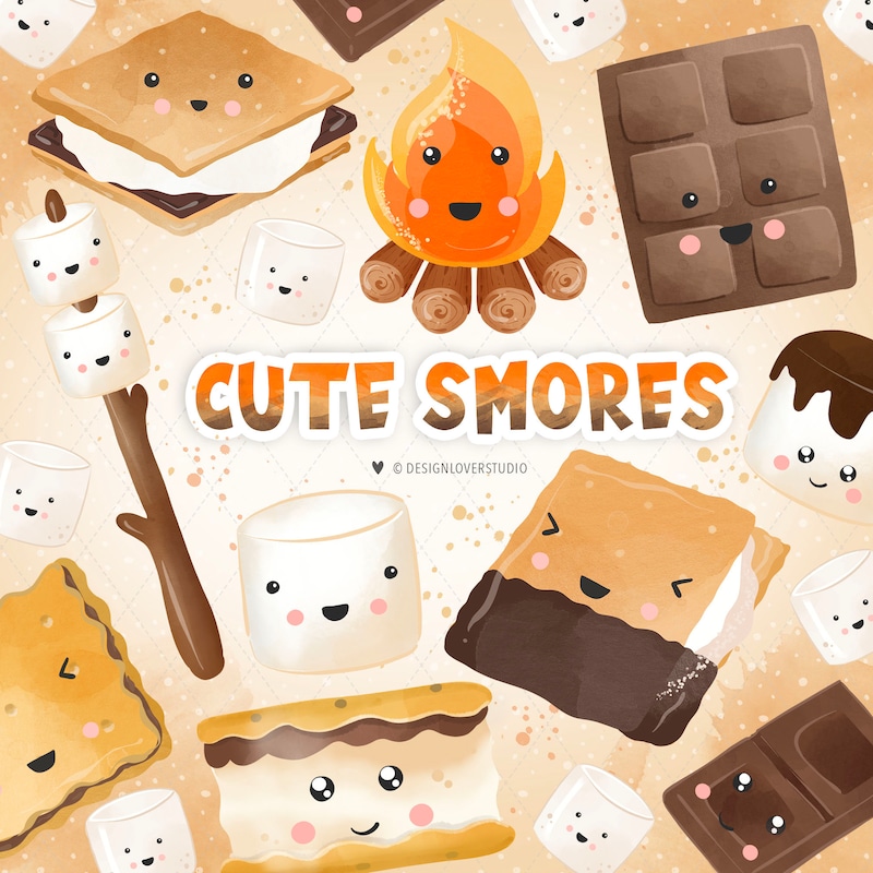 S'mores Clip Art - Etsy